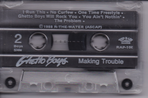 Making Trouble by Geto Boys (Tape 1988 Rap-A-Lot Records) in Houston ...