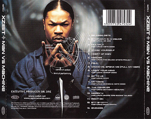 Man Vs Machine by Xzibit (CD 2002 Epic) in Los Angeles | Rap - The Good ...