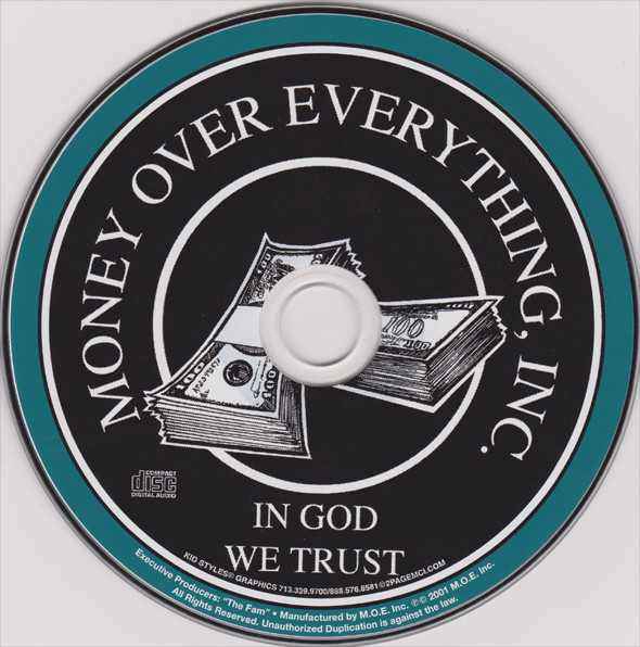 Money Over Everything Volume One by Southside Pentagon (CD 2001 M.O.E ...