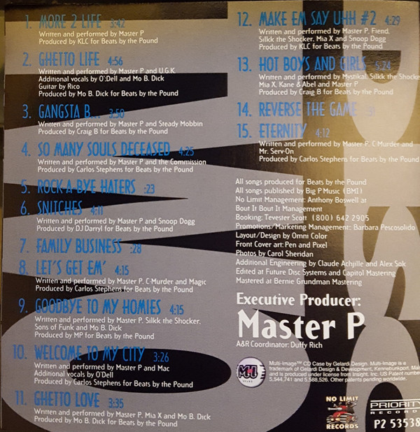 MP Da Last Don by Master P (CD 1998 No Limit Records) in New Orleans ...