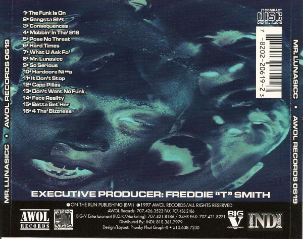 Mr. Lunasicc by Lunasicc (CD 1997 AWOL Records) in Sacramento | Rap ...