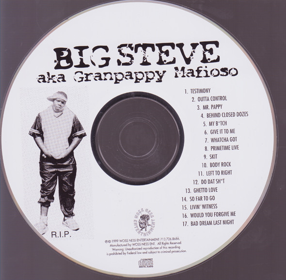 My Testimony by Big Steve (CD 1999 Woss Ness Entertainment) in Houston ...