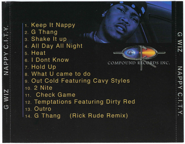 Nappy C.I.T.Y. by G Wiz (CD 2001 Compound Records Inc.) in Indianapolis ...