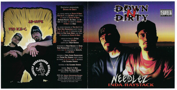 Needlez Inda Haystack by Down-N-Dirty (CD 1996 Strictly Undaground ...
