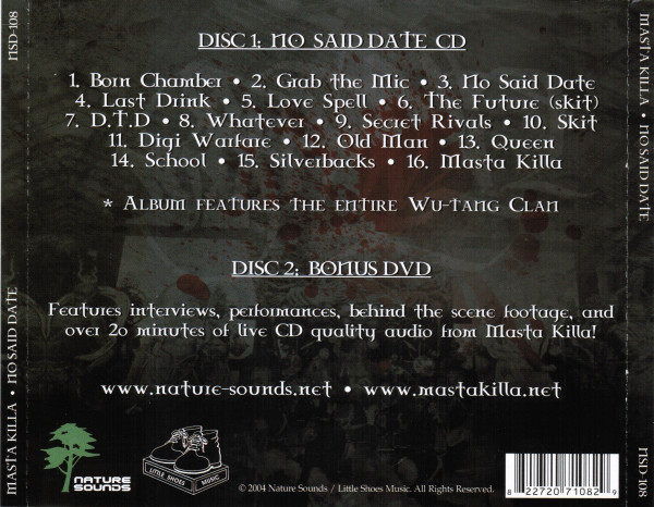No Said Date by Masta Killa (CD 2004 Nature Sounds) in New York City ...