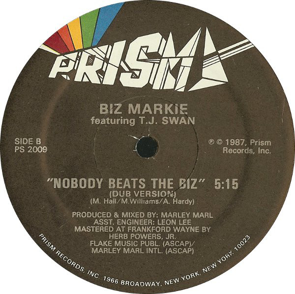 Nobody Beats The Biz by Biz Markie (Vinyl 1987 Prism) in New York City ...