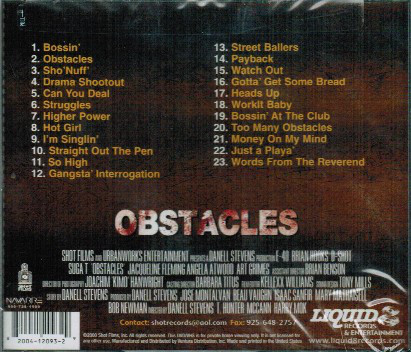 Obstacles Original Motion Picture Soundtrack by Various (CD 2000 Liquid ...