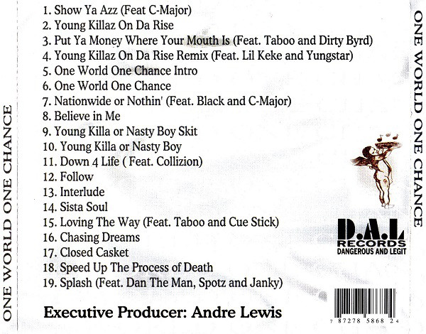 One World One Chance by Endo (CD 1999 D.A.L. Records) in Houston | Rap ...