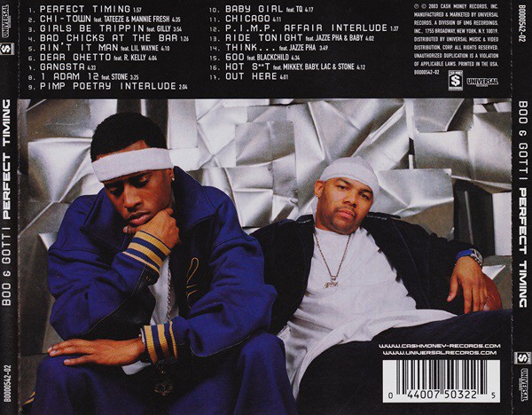Perfect Timing by Boo & Gotti (CD 2003 Universal Records) in Chicago ...