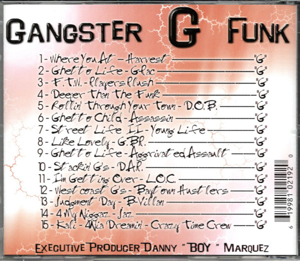 Presents Gangster G-Funk Vol.1 by Danny Boy (CD 1999 Danny Boy ...
