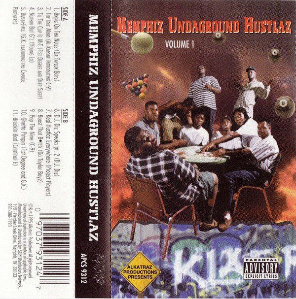 Memphiz Undaground Hustlaz Volume 1 by Al Kapone (Tape 1995 Alkatraz ...