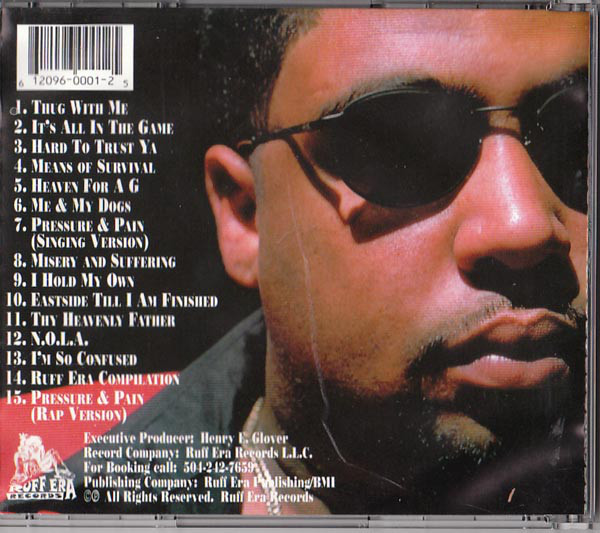 Pressure & Pain by Legend Man (CD 1997 Ruff Era Records) in New Orleans ...