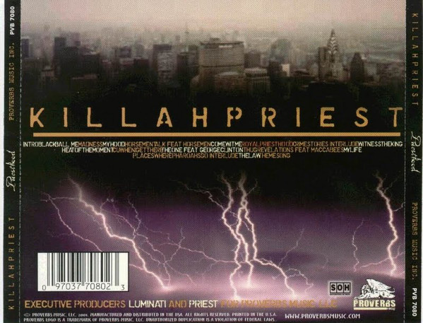 Priesthood by Killah Priest (CD 2001 Proverbs Music Inc.) in New York ...