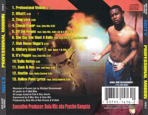 Professional Mobbin by Nuty (CD 1999 Mob House) in Oakland | Rap - The ...