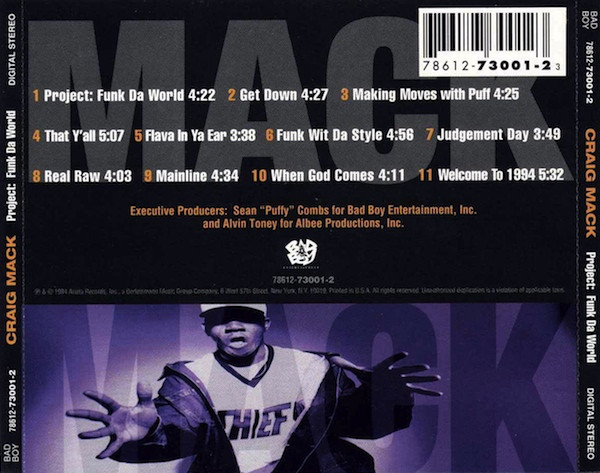 Project: Funk Da World by Craig Mack (CD 1994 Bad Boy Entertainment) in ...