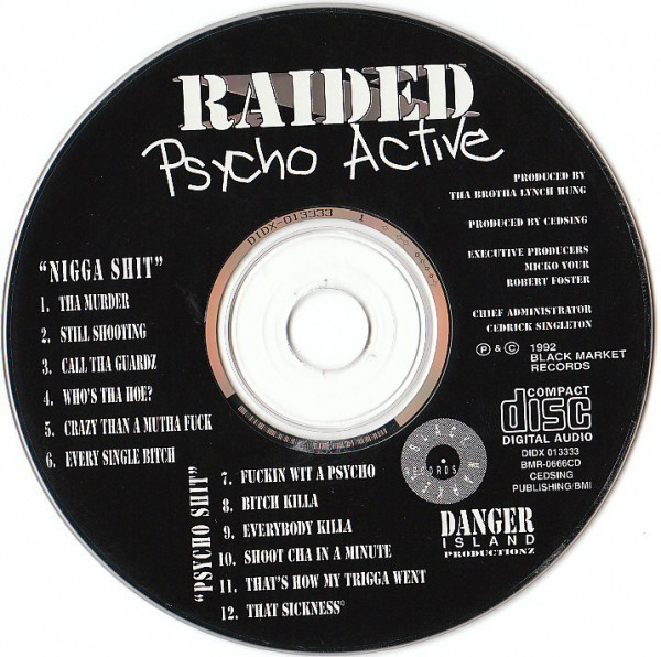 Psycho Active by X-Raided (CD 1992 Black Market Records) in Sacramento ...