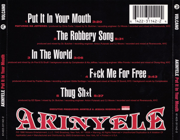 Put It In Your Mouth by Akinyele (CD EP 1996 Stress Entertainment) in ...
