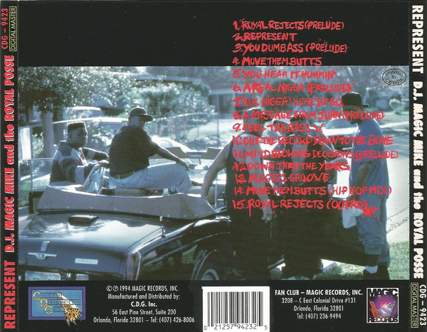 Represent by DJ Magic Mike And The Royal Posse (CD 1994 Magic Records ...