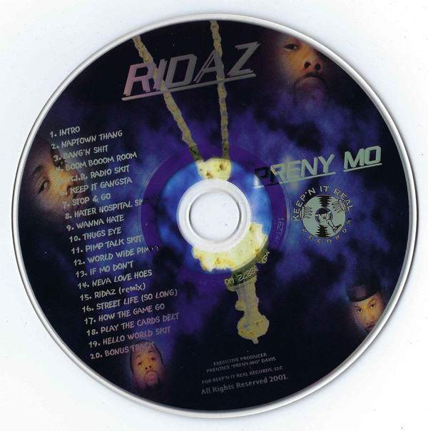 Ridaz (The Album) by Preny Mo (CD 2001 Keepn It Real Records) in ...