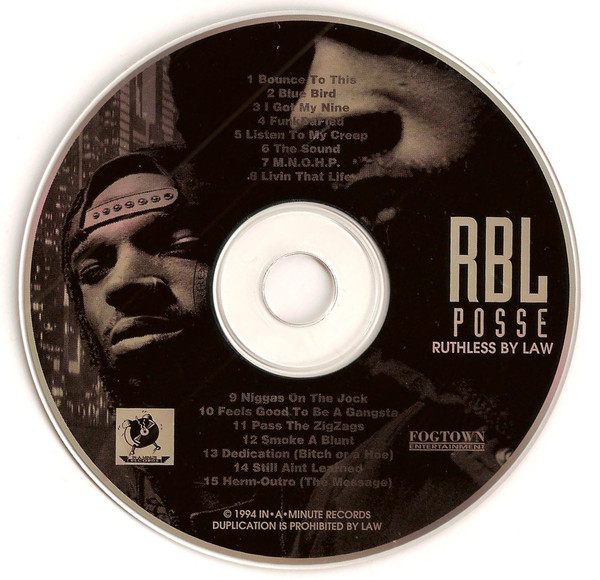 Ruthless By Law by RBL Posse (CD 1994 Fogtown Entertainment) in San ...