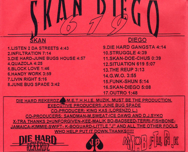 Skan Diego by June Bug Spade (CD 1998 Die Hard Rekerds) in San Diego ...