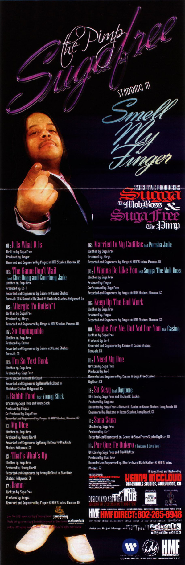 Smell My Finger by Suga Free (CD 2008 HMF Entertainment) in Pomona ...
