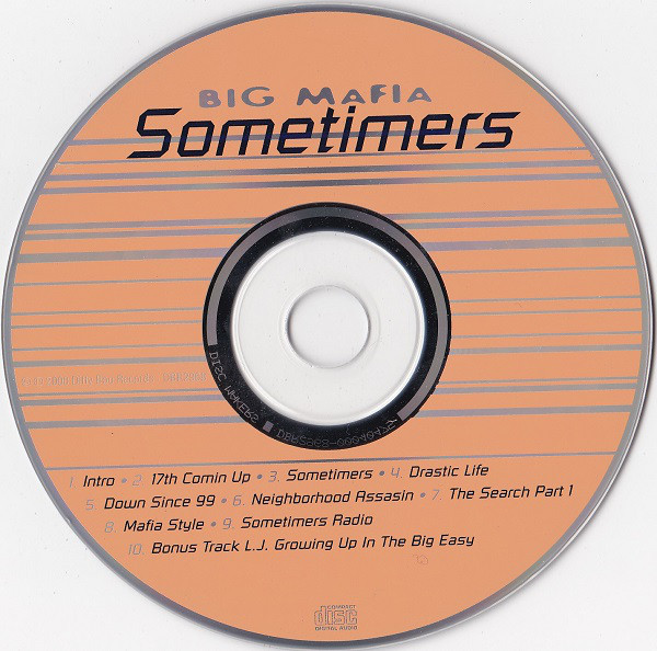 Sometimers by Big Mafia (CD 2000 Ditty Boo Records) in New Orleans ...