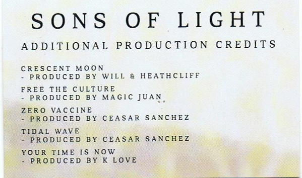 Sons Of Light by Sons Of Light (CD 1995 Gentleman's Relief Records) in ...