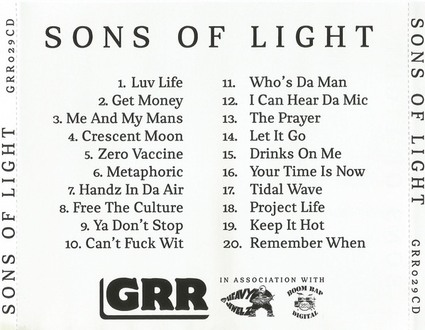 Sons Of Light by Sons Of Light (CD 1995 Gentleman's Relief Records) in ...