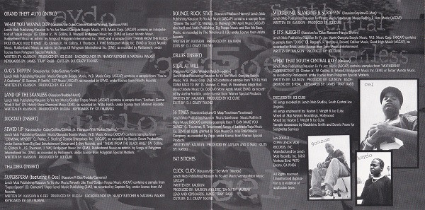 South Central Los Skanless by Kausion (CD 1995 Lench Mob Records) in ...