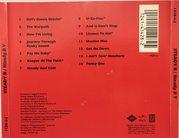 Steady B V by Steady B (CD 1991 Jive) in Philadelphia | Rap - The Good ...