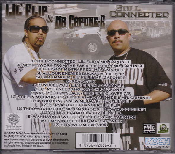 Still Connected by Mr. Capone-E (CD 2008 Hi Power Entertainment) in ...