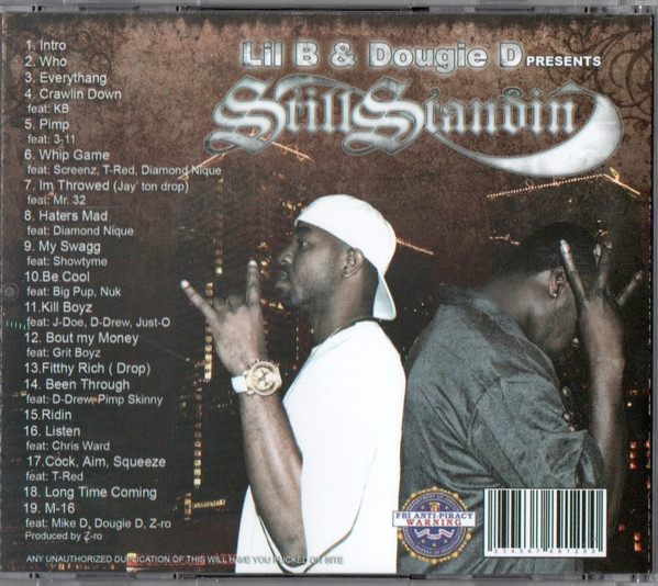 Still Standin by Lil B (CD 2008 Not On Label) in Houston | Rap - The ...