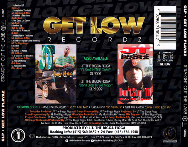 Straight Out The Labb by Get Low Playaz (GLP) (CD 1995 Get Low Recordz ...