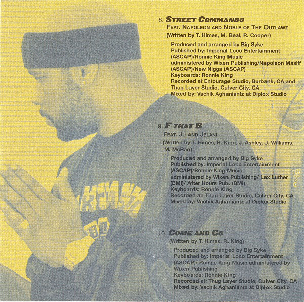 Street Commando by Big Syke (CD 2002 RideOnUm Records) in Inglewood ...