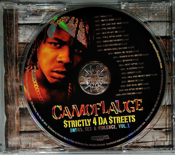 Strictly 4 Da Streets (Drugs, Sex & Violence, Vol. 1) by Camoflauge (CD ...