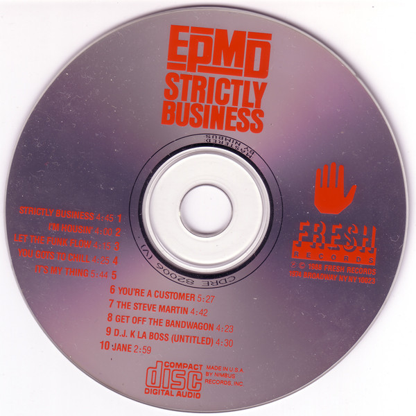 Strictly Business by EPMD (CD 1988 Fresh Records) in Brentwood | Rap ...