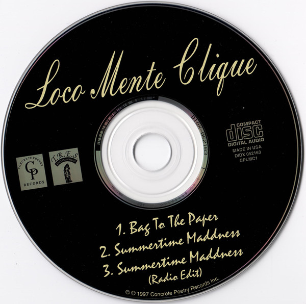 Summertime Madness by Loco Mente Clique (L.M.C.) (CD Single 1997 ...