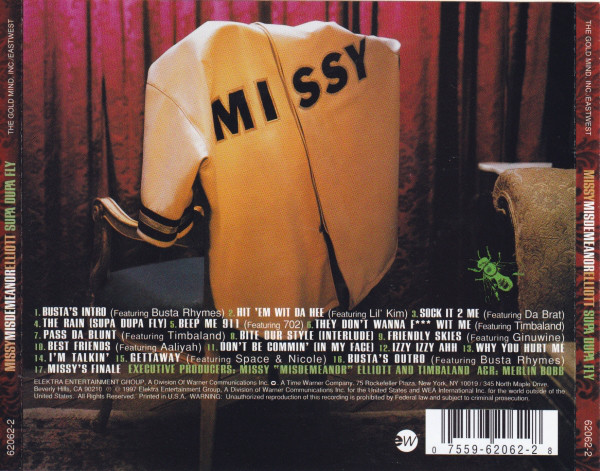 Supa Dupa Fly by Missy "Missdemeanor" Eliott (CD 1997 Eastwest Records ...