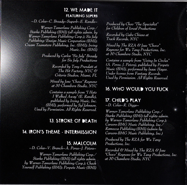 Supreme Clientele by Ghostface Killah (CD 2000 Epic) in New York City ...