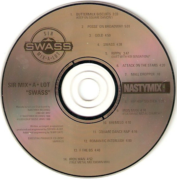 Swass by Sir Mix-A-Lot (CD 1988 Nastymix Records) in Seattle | Rap ...