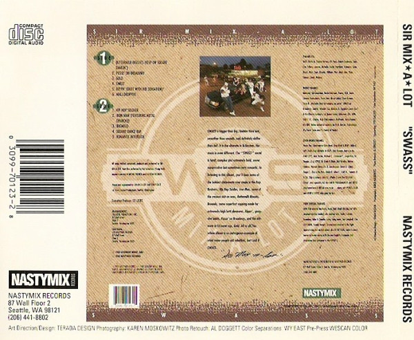 Swass by Sir Mix-A-Lot (CD 1988 Nastymix Records) in Seattle | Rap ...