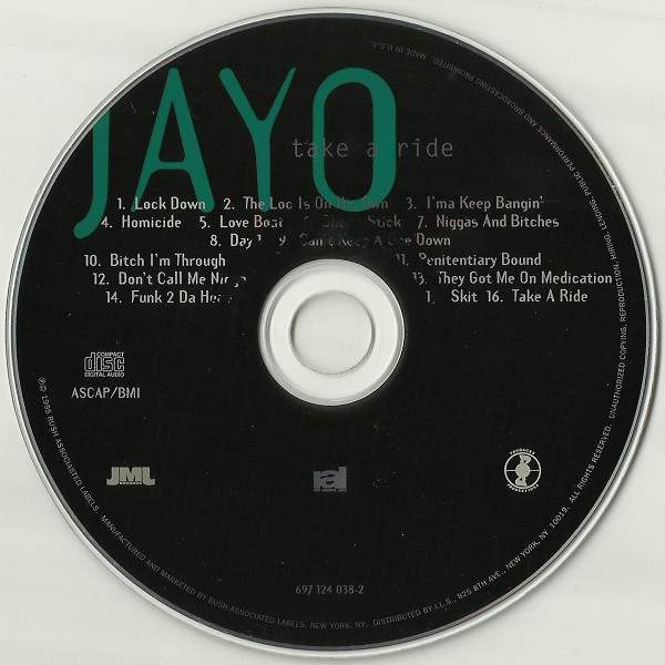 Take A Ride by Jayo Felony (CD 1995 JMJ) in San Diego | Rap - The Good ...