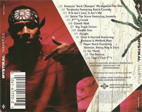 Tarantula by Mystikal (CD 2001 Jive) in New Orleans | Rap - The Good Ol ...