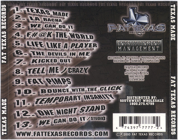 Texas Made by Various (CD 2000 Fat Texas Records) in Houston | Rap ...
