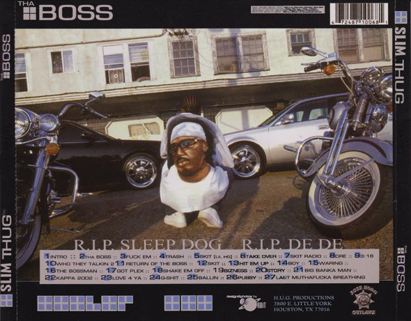 Tha Boss by Slim Thug (CD 2002 Boss Hogg Outlawz) in Houston | Rap ...
