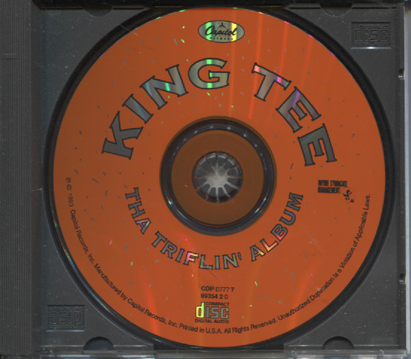 Tha Triflin' Album by King Tee (CD 1993 Capitol Records) in Compton ...