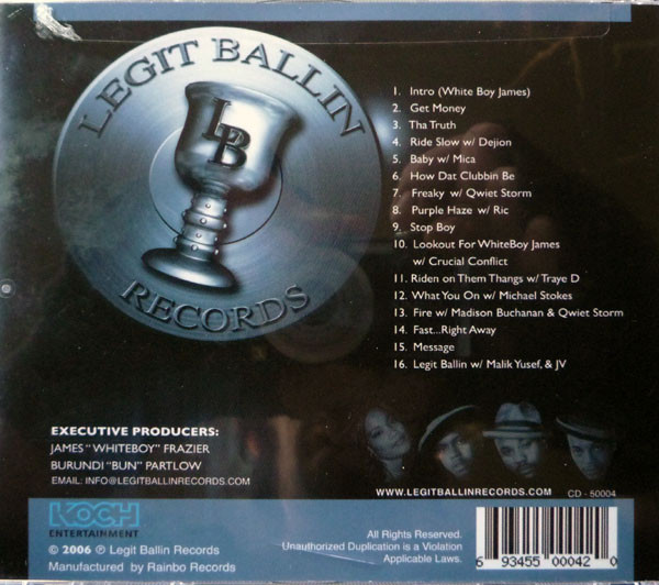 Tha Truth Vol. 4 by Legit Ballaz (CD+DVD 2006 Legit Ballin) in Chicago ...