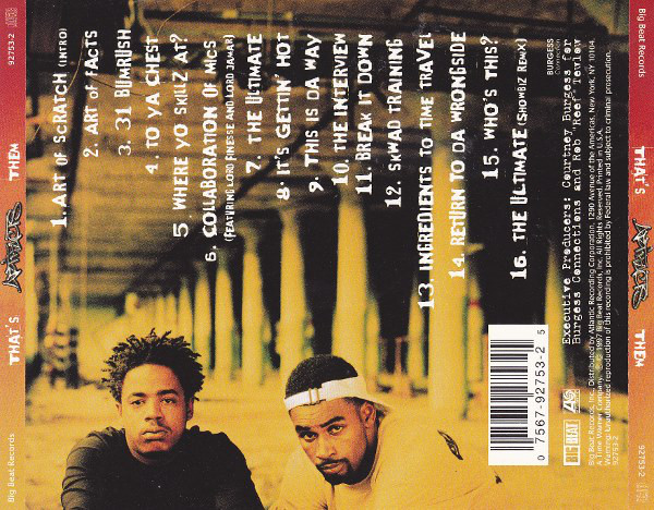 That's Them by Artifacts (CD 1997 Big Beat) in Newark | Rap - The Good ...