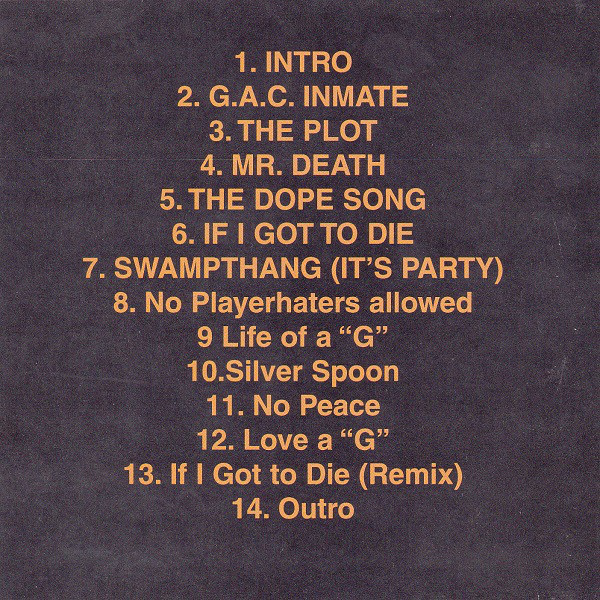 The Album "GAC Inmate" by Guilty As Charged (CD 1996 Swampthang Records ...